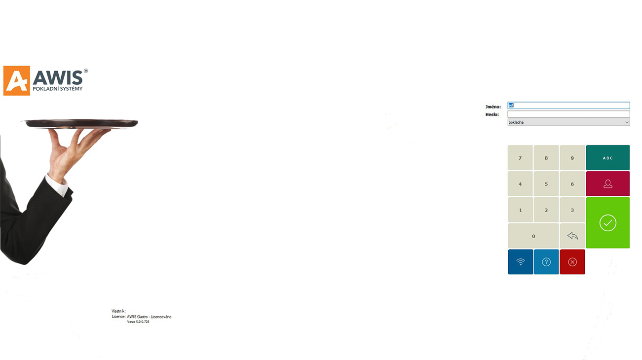 Pokladní systém AWIS Gastro - pokladna pro restaurace